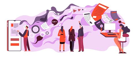 Receiving And Sending Data Online Info In Web 19498637 Vector Art At