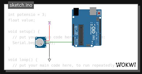 Potensio Wokwi Esp32 Stm32 Arduino Simulator
