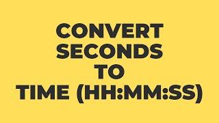 How To Convert Seconds To Time Hh Mm Ss With Dax In Power Bi Desktop Jon Gallant Mp Mp