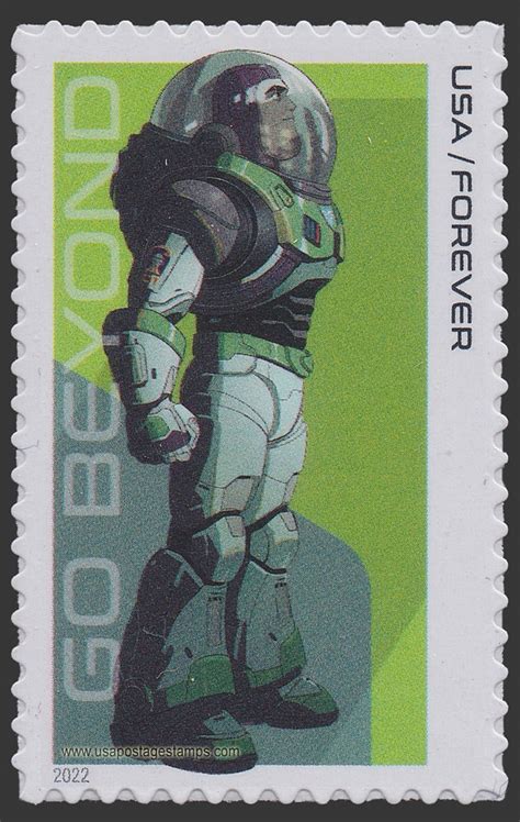 Us 2022 Buzz Lightyear Standing With Legs Visible 60c Scott 5710