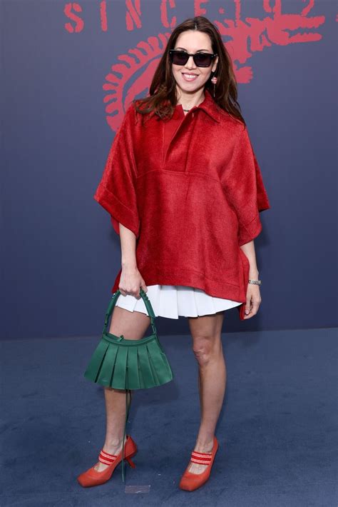 Aubrey Plaza Lacoste Fashion Show March 8 2026 Star Style