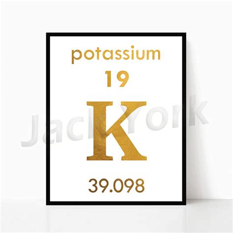 Periodic Table Wall Art Foil Print Science Lab Decor Perfect Periodic Table Of Elements