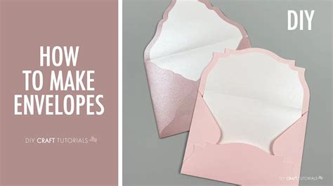 HOW TO MAKE AN ENVELOPE WITH PAPER DIY ENVELOPES DIY Craft Tutorials