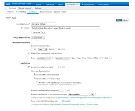 Solved Cisco Ise Guest Time Profile Cisco Community