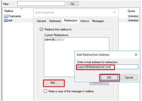 How To Set Email Redirectionforwarding In Mailenable