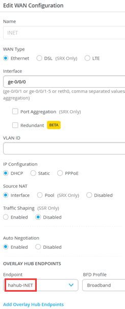 High Availability SRX Example Mist