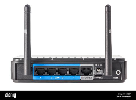 Electronic Collection Black Wireless Internet Network Wi Fi Router Isolated On White