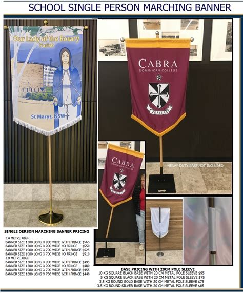 School Marching Stage Banner One Edusign School Banners Flags