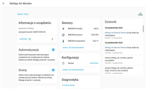 Nettigo Air Monitor No Data From Pmsx003 Sensors · Issue 80919 · Home