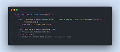 Javascript Codingtips Fetchapi Errorhandling Coding Share Promises Errorhandling Errors