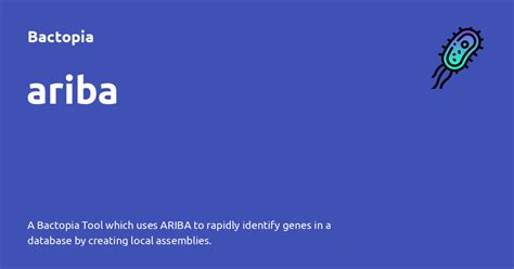 Ariba Bactopia