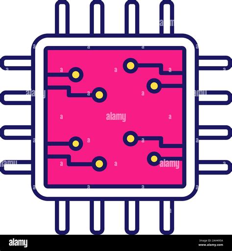 Digital Integrated Circuits Stock Vector Images Alamy