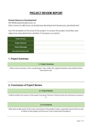 14 Free Project Status Report Templates