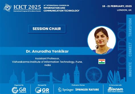 Dr Anuradha Yenkikar On Linkedin Icict2025 Ai Research Innovation Collaboration
