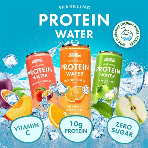 Sparkling Protein Water Can 330ml Applied Nutrition Plc