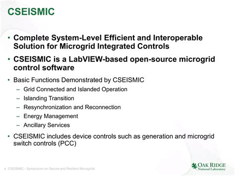7 4 Cseismic An Open Source Microgrid Controller Ollis Epri Snl