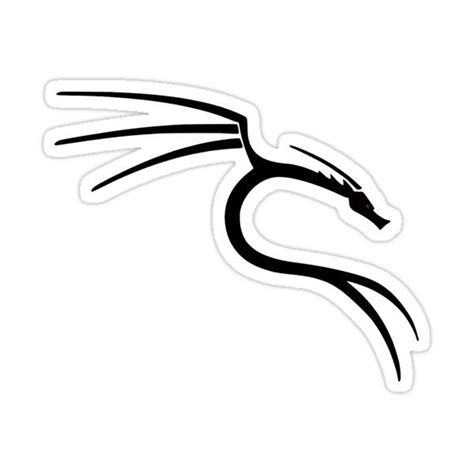 Kali Linux Logo Gnu Sticker For Sale By Iamnoteagle