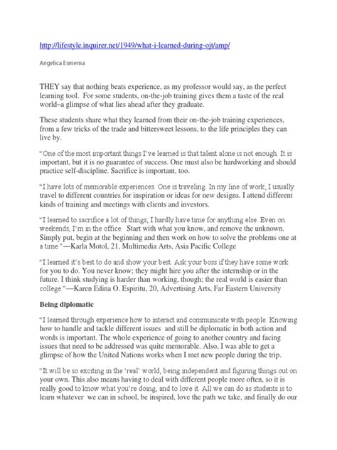 Rrl Pdf Learning Theory Education Internship