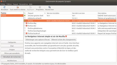 Télécharger Et Installer Des Logiciels Sur Ubuntu Linux Le Crabe Info