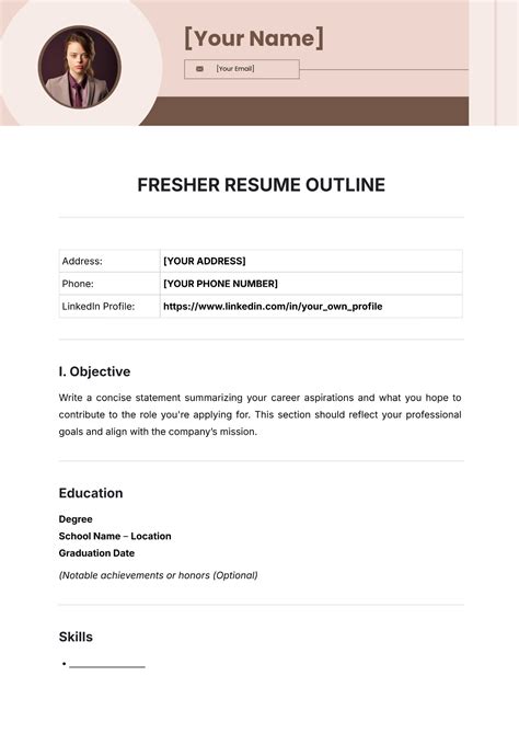 Free Simple Sap Fresher Resume Template To Edit Online