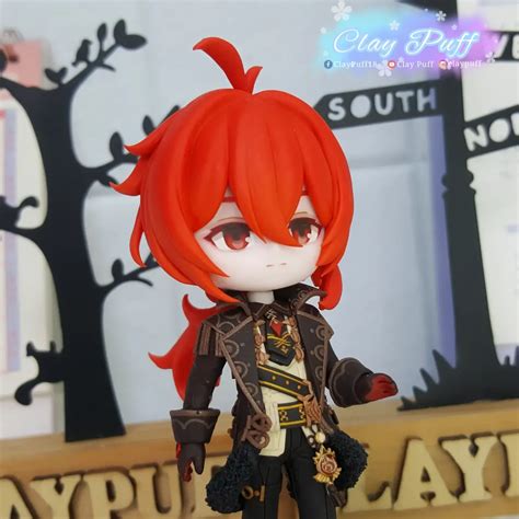 Chibi Diluc Genshin Impact Hoyolab