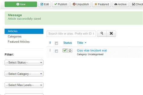 Creating An Article In Joomla Web Hosting Hub
