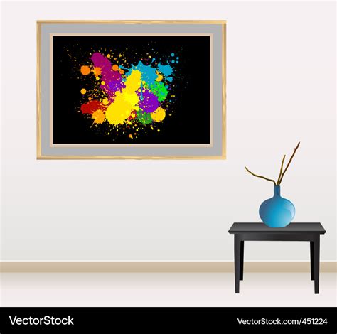 Colorful Splash Canvas Royalty Free Vector Image Colorful Splash Canvas Royalty Free Vector Image