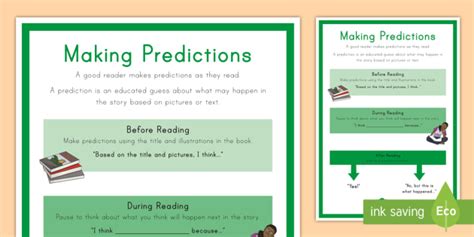 Making Predictions Poster Teacher Made