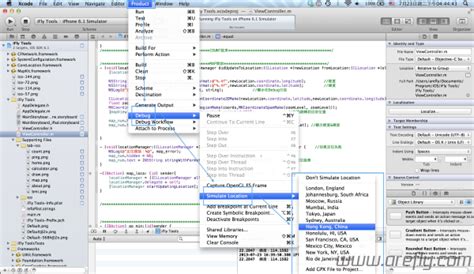 Xcode模擬器定位小技巧 畅想资源