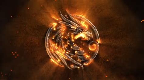 دانلود لوگو موشن سه بعدی و ذرات آتش نگارینو مارکتِ گرافیکِ دیجیتال