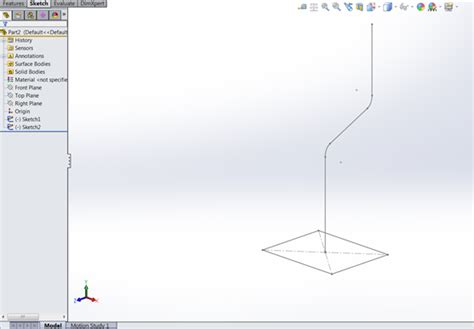 Basics Of The Sweep Feature In Solidworks