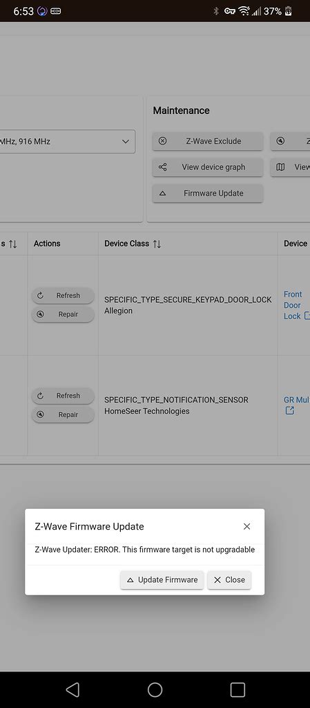 2 3 8 122 Fix For C 7 Ability To Update Z Wave Firmware Get Help