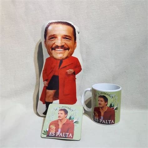 Cojin Chibi Pedro Pascal Pack Día De La Madre Cuotas Sin Interés