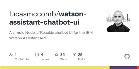 Github Lucasmccombwatson Assistant Chatbot Ui A Simple Nodejsreactjs Chatbot Ui For The