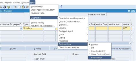 Oracle Database And Oracle Applications Disable New Button On Ap Invoice Screen