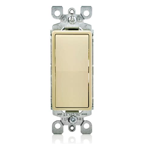 Eleccon Interruptor Unipolar Simple Decora 15a L T 250v Marfil