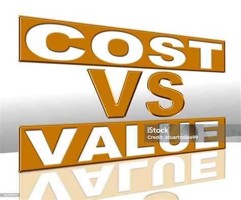 비용 대 가치 기호 묘사 지출 Vs 이익 획득3d 일러스트레이션 가격에 대한 스톡 사진 및 기타 이미지 가격 경제 고급 Istock