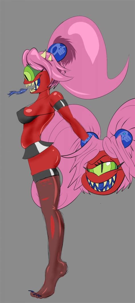 Rule 34 Big Ass Big Breasts Blue Tongue Cacodemon Cacodemon Doom Clothed Clothing Cyclops