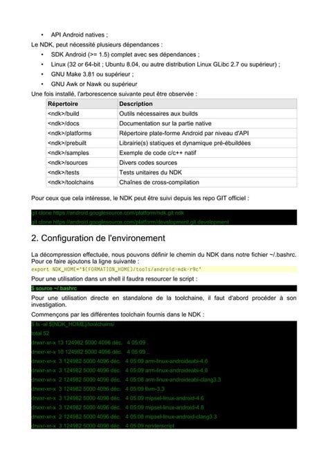 Cross Compilation Native Sous Android Odt Operating Systems Computer Software And Applications