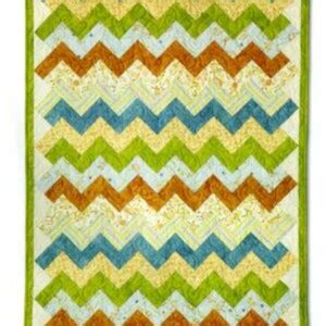 Zig A Zag Quilt Table Runner Pattern By Eleanor Burns Of Quilt In A Day Etsy