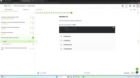 Question 16if The Class Constructor Is Declared In The Following Way