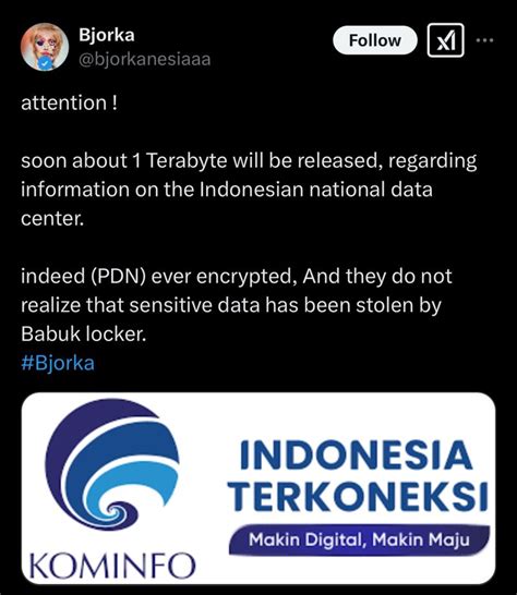 David Sehyeon Baek On Linkedin Cyberattack Databreach Bjorka Indonesia Babukransomware…