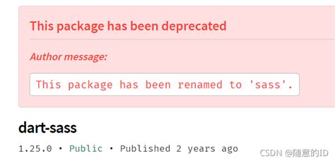 将node Sass升级为dart Sass，踩坑实录node Sass Npmdart Sass Csdn博客