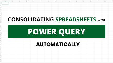 How To Consolidate Several Excel Files Into A Single File