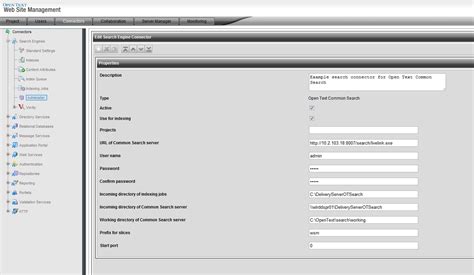 Moving Open Text Delivery Server To Common Search Open Text Web