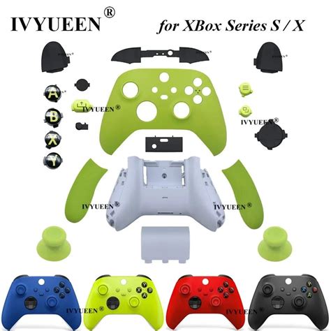 IVYUEEN เปลยนสาหรบ Xbox Series XS Controller กรณ Faceplate ฝาครอบ RB LB RT LT ปมทรกเกอร