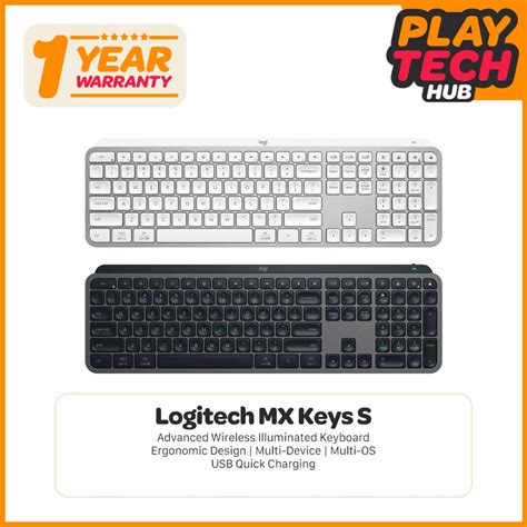 Logitech Mx Keys S Advanced Wireless Illuminated Keyboard Shopee Philippines