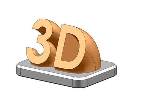 3d Text 1 By Creative Electronics Download Free Stl Model