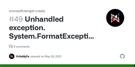 Unhandled Exception System FormatException Input String Was Not In A Correct Format Issue