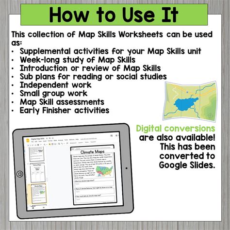 Maps Map Skills Types Of Maps Unit Reading Passages And Worksheets Comprehension Passages And